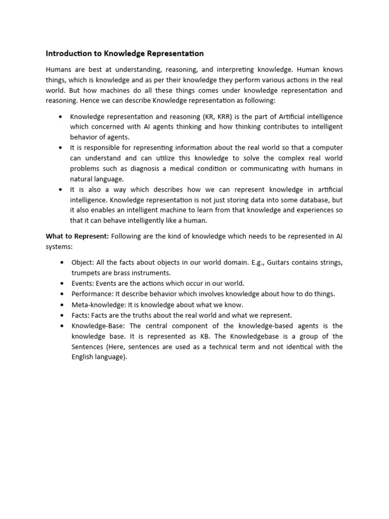 UNIT2 | Download Free PDF | Logic | Knowledge Representation And Reasoning