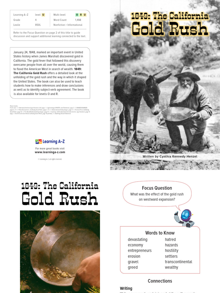 1849 California Gold Rush | PDF