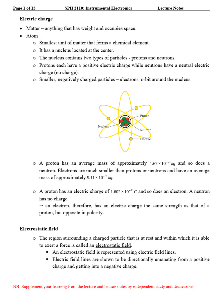 2 Basics of electricity | PDF | Electrical Resistivity And Conductivity ...
