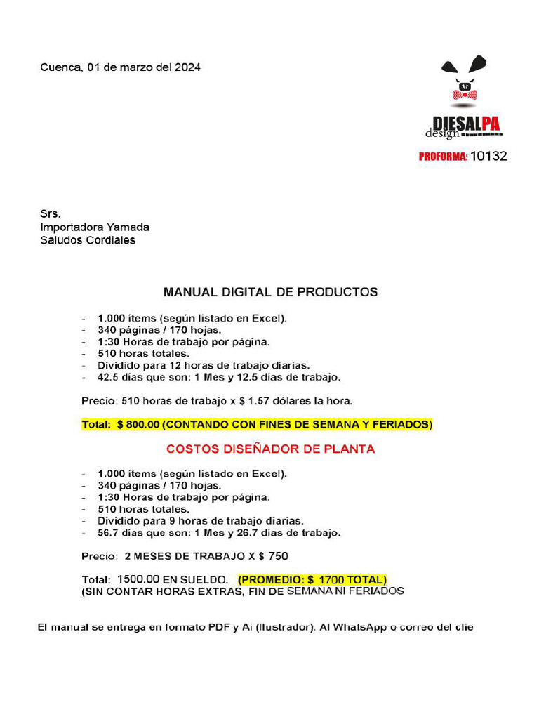 Manual Digital de Productos | PDF