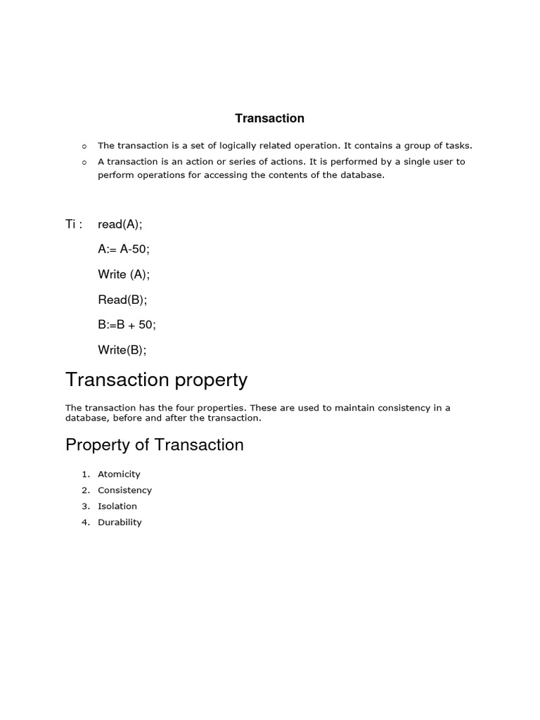 Unit4 Dbms Full Tab Pdf Databases Computing