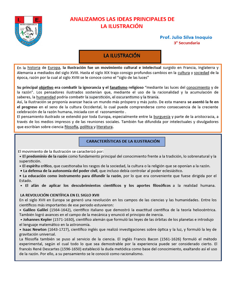 ILUSTRACIÓN | PDF | Era de iluminacion