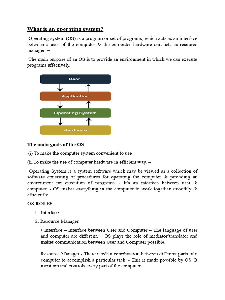 Operating System Unit 1 2 Pdf Kernel Operating System Operating