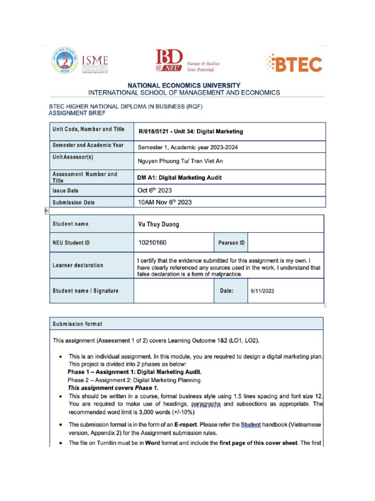 DM A1.1 | PDF | Search Engine Optimization | E Commerce