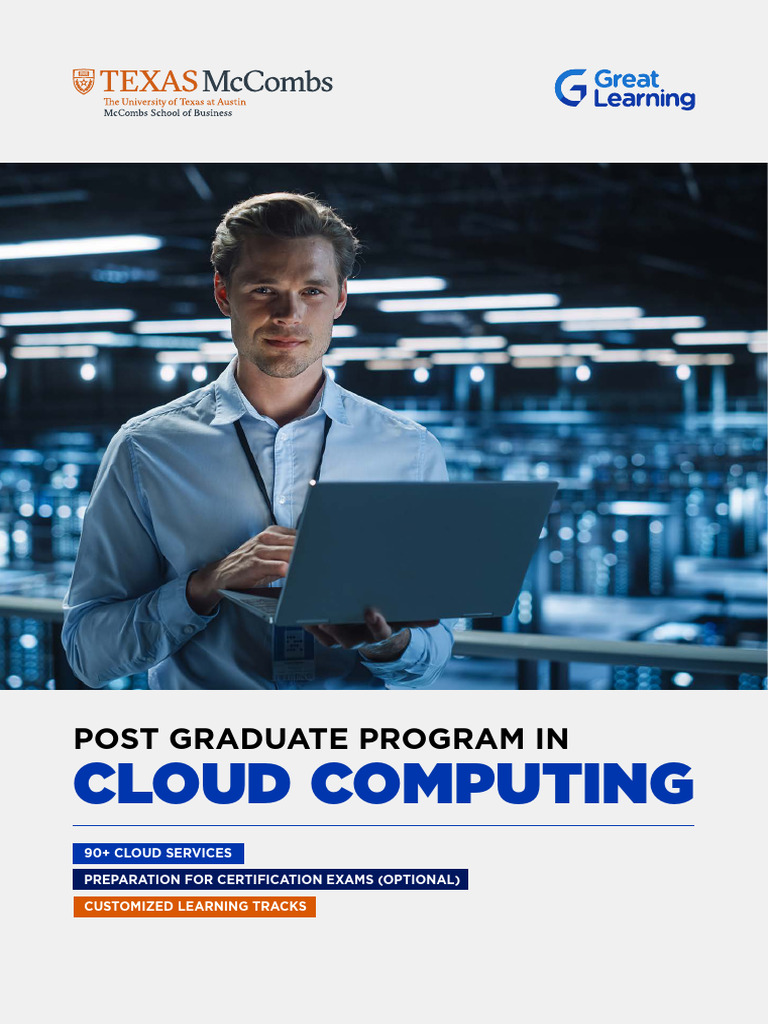 PGP Cloud Computing Brochure Utexas | PDF | Microsoft Azure | Cloud Computing