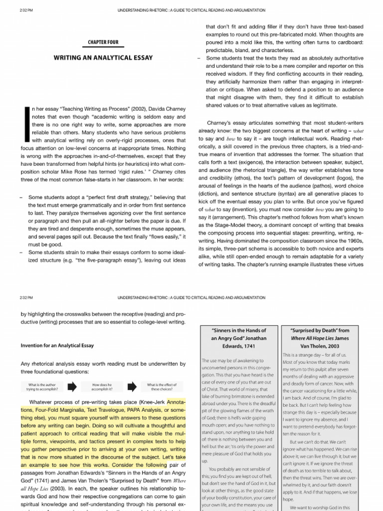 Understanding Rhetoric Chapter 4 | PDF