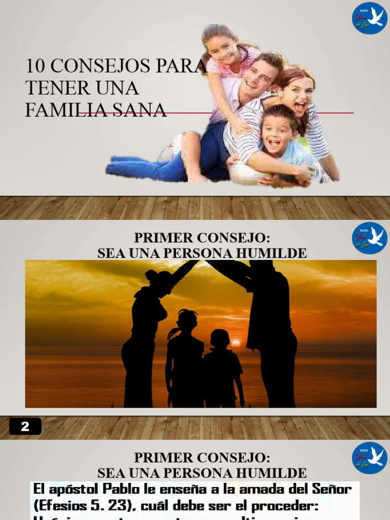 10 Consejos para una Familia Sana | PDF