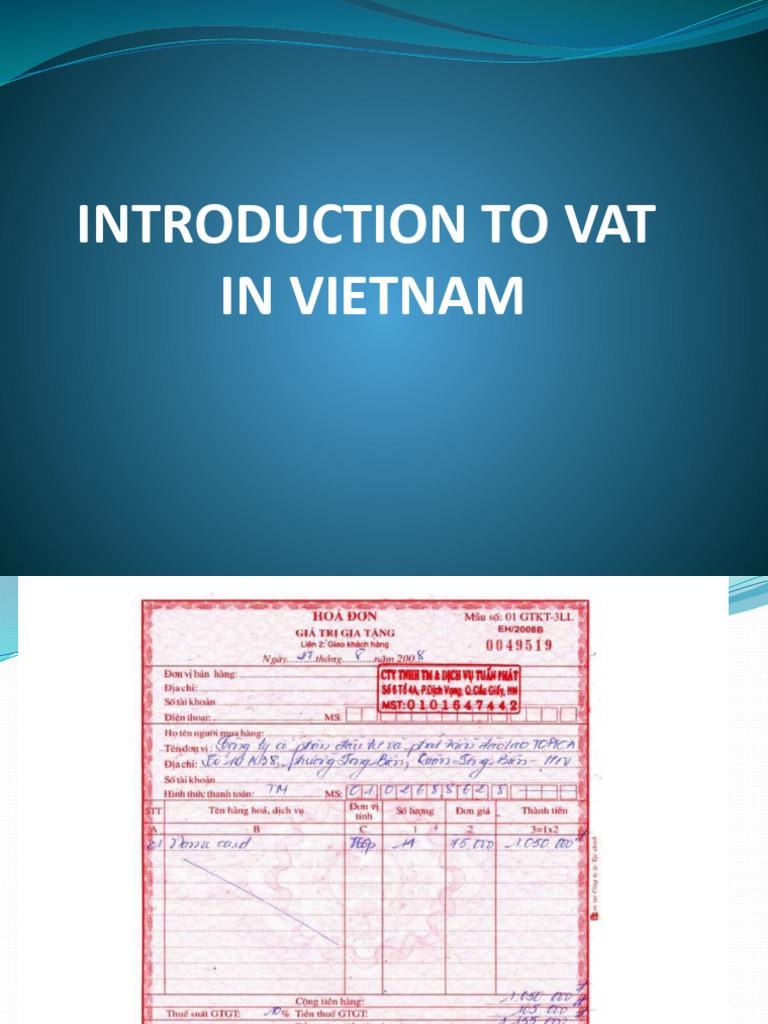 Introduction To VAT | PDF