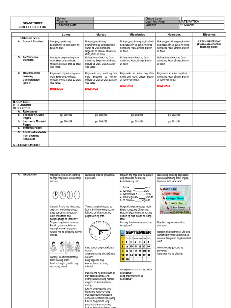 GRADE 3-LE-MATH-Q4-WEEK-1 | PDF