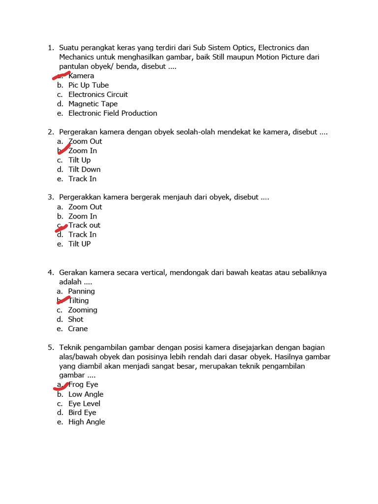 Latihan Soal 1 MAPIL DKV - Diedit | PDF