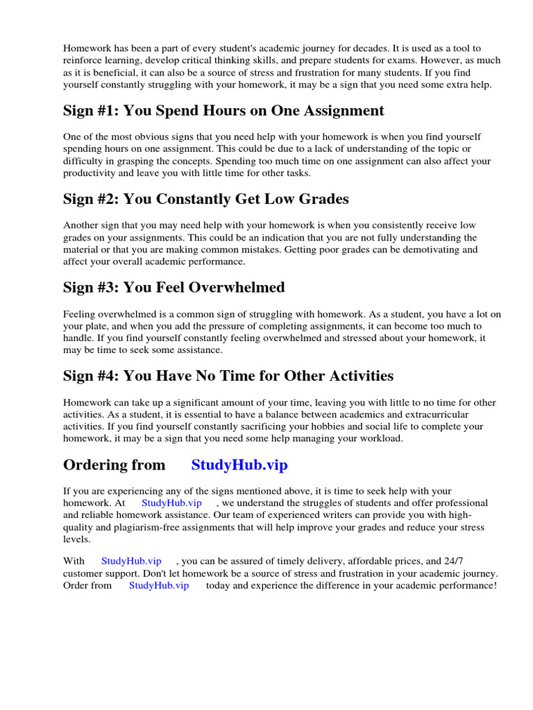 Homework Signs | PDF | Homework | Facebook