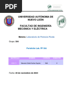 Practica 1 Lab Potencia Fluida Fime | PDF | Filtración | Lubricante