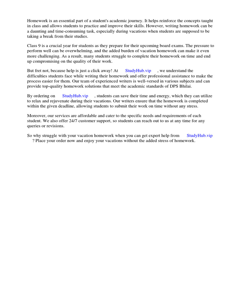 DPS Bhilai Admission & Homework Guide | PDF | Homework