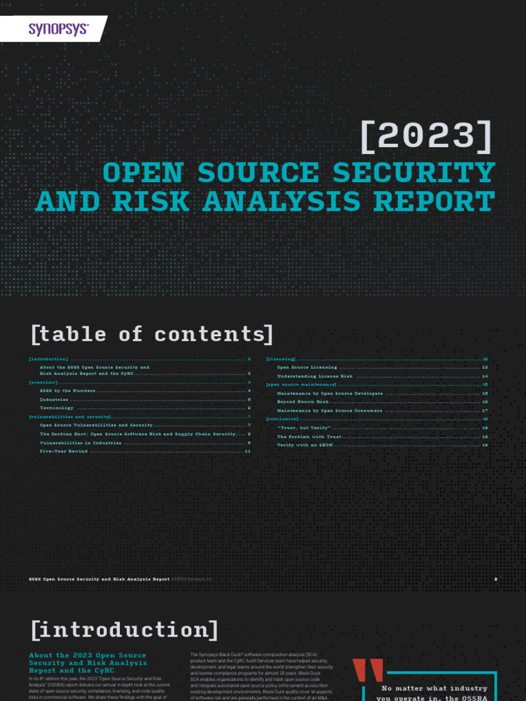 Open Source Security Risk Analysis 1708052353 | PDF | Vulnerability ... Open Source Security Risk Analysis 1708052353 | PDF | Vulnerability ...