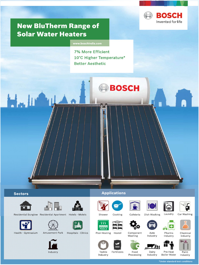 Bosch Solar Water Heater | PDF