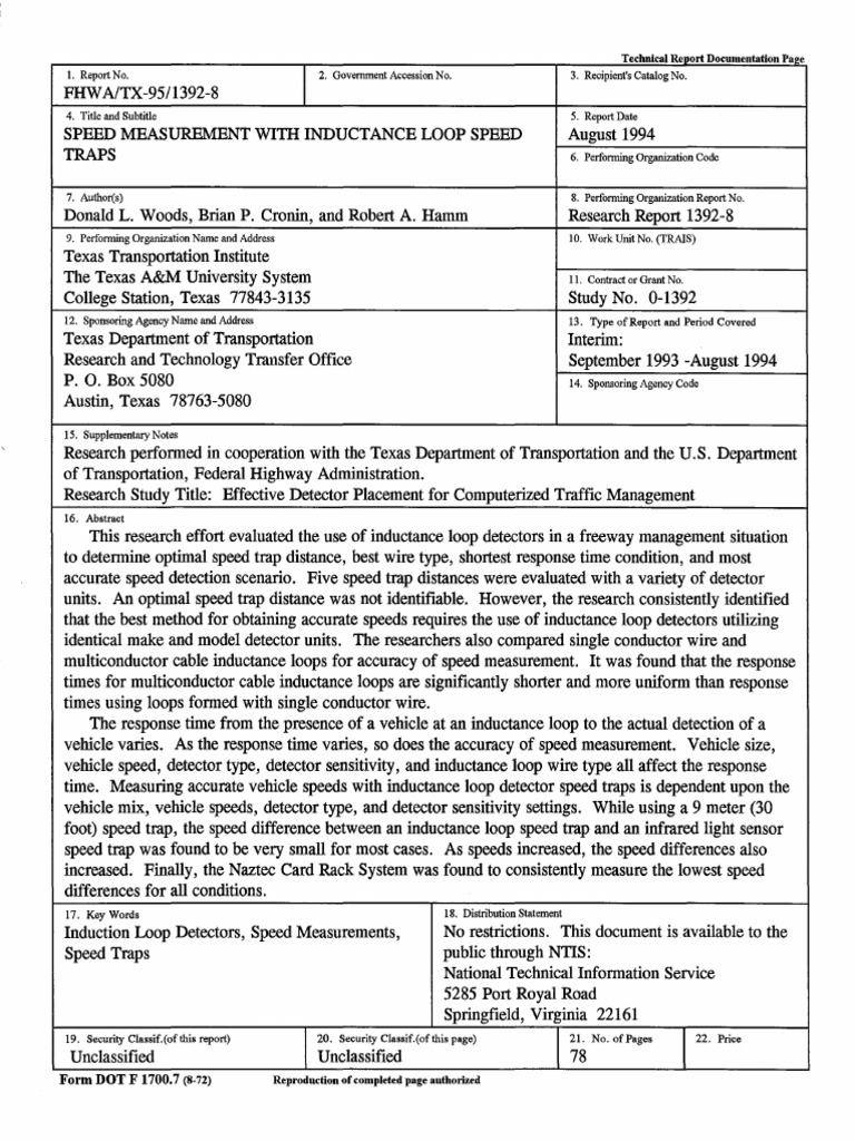 Loop Pdf Traffic Inductance