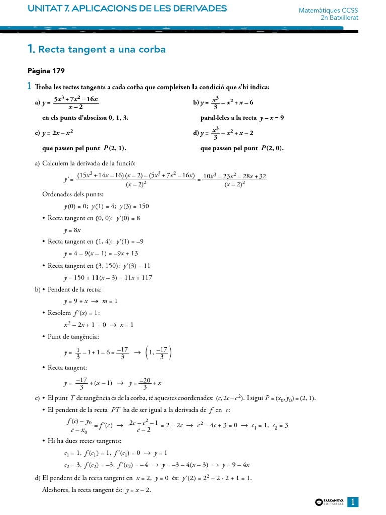 Solucionari Unitat 7 | PDF