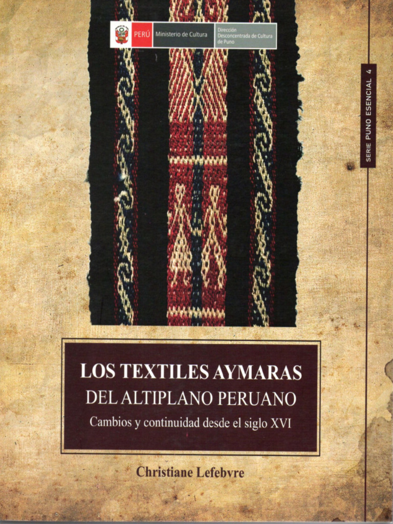Lefebvre Textiles-Aymaras | PDF | Textiles | Perú