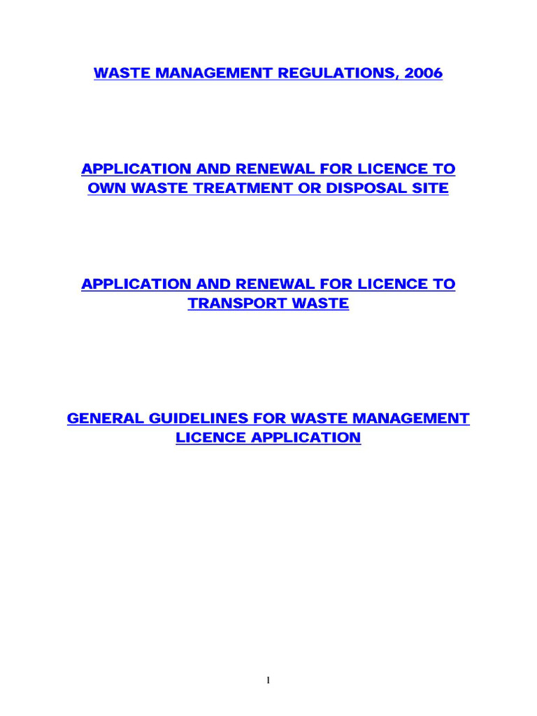 Waste Management | PDF