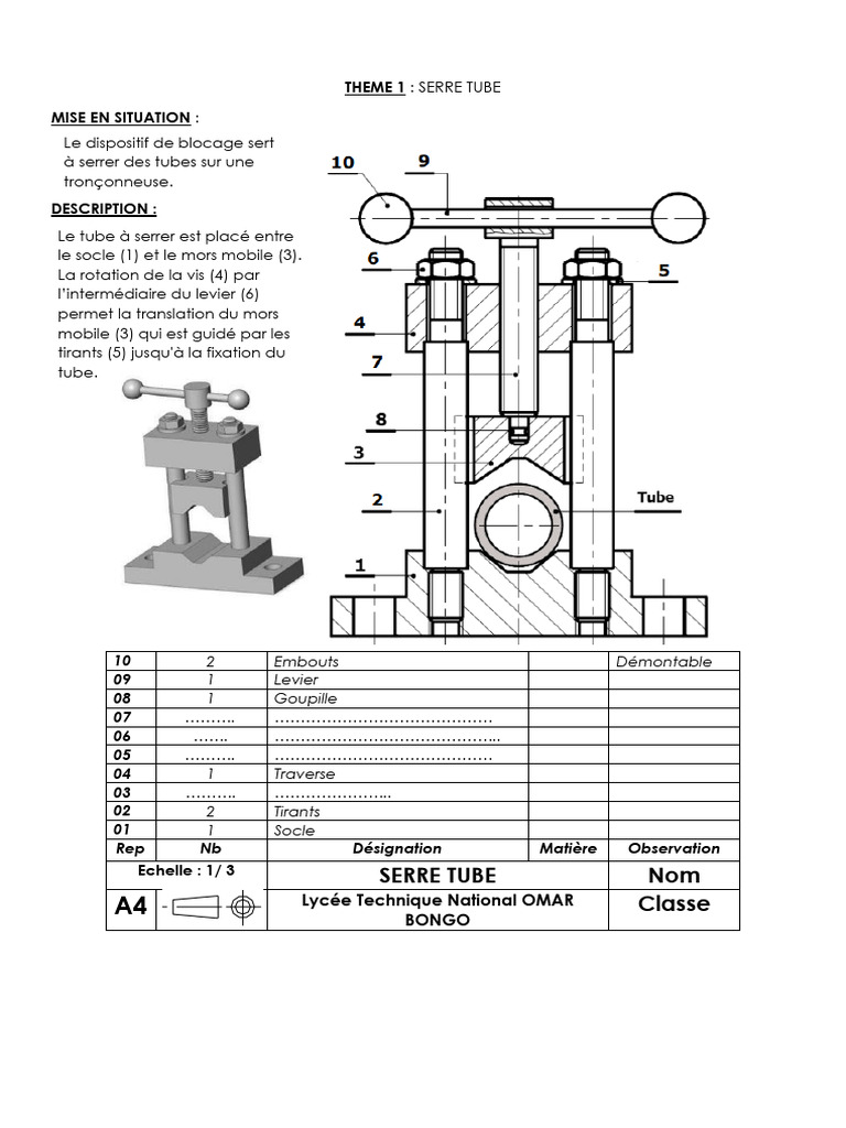 Devoir de Construction Mécanique | PDF