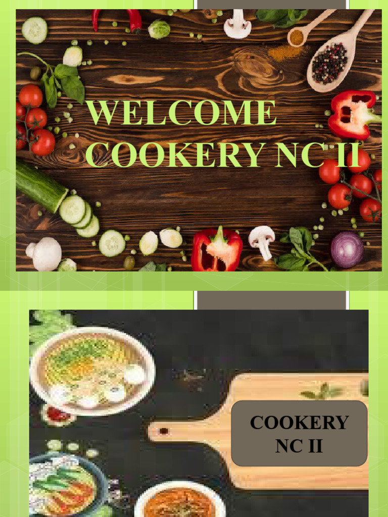 Core Competencies in Cookery NC II | PDF | Hors D'oeuvre | Asian Cuisine