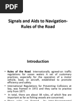 COLREG Navigation Lights and Shapes | PDF | Stern | Mast (Sailing)
