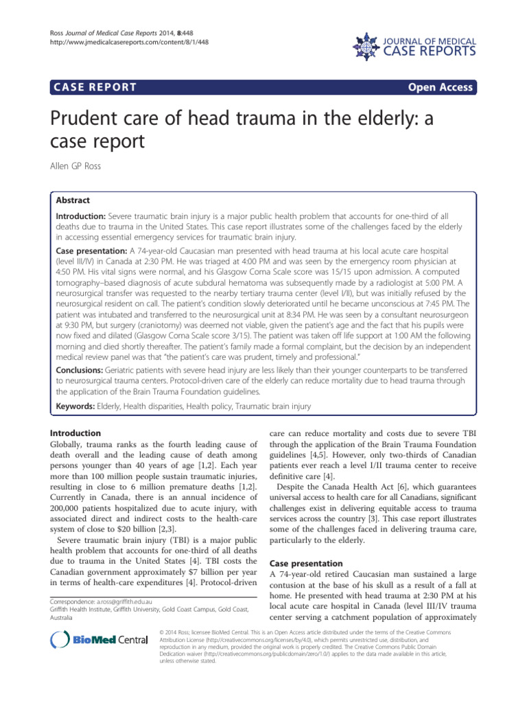 Caso Tce | PDF | Traumatic Brain Injury | Coma