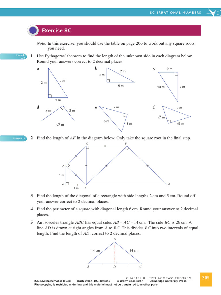 Pythagoreas Theorem | PDF | Triangle | Elementary Geometry