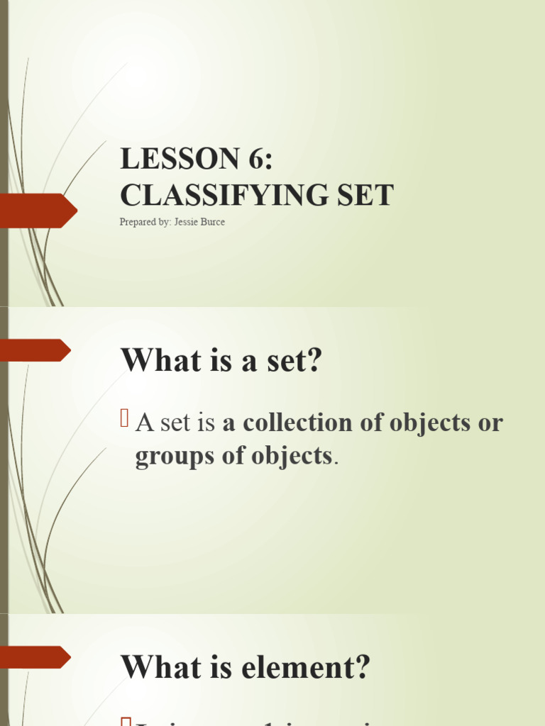 Understanding Sets and Elements | PDF