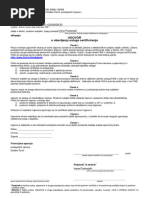 Zahtjev Za Otkaz Korištenja E-Servisa Fine | PDF