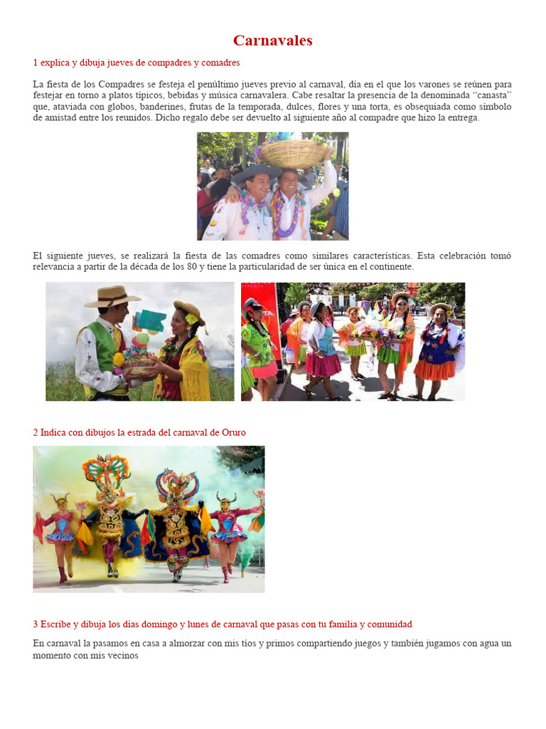 Carnavales | PDF | Carnaval
