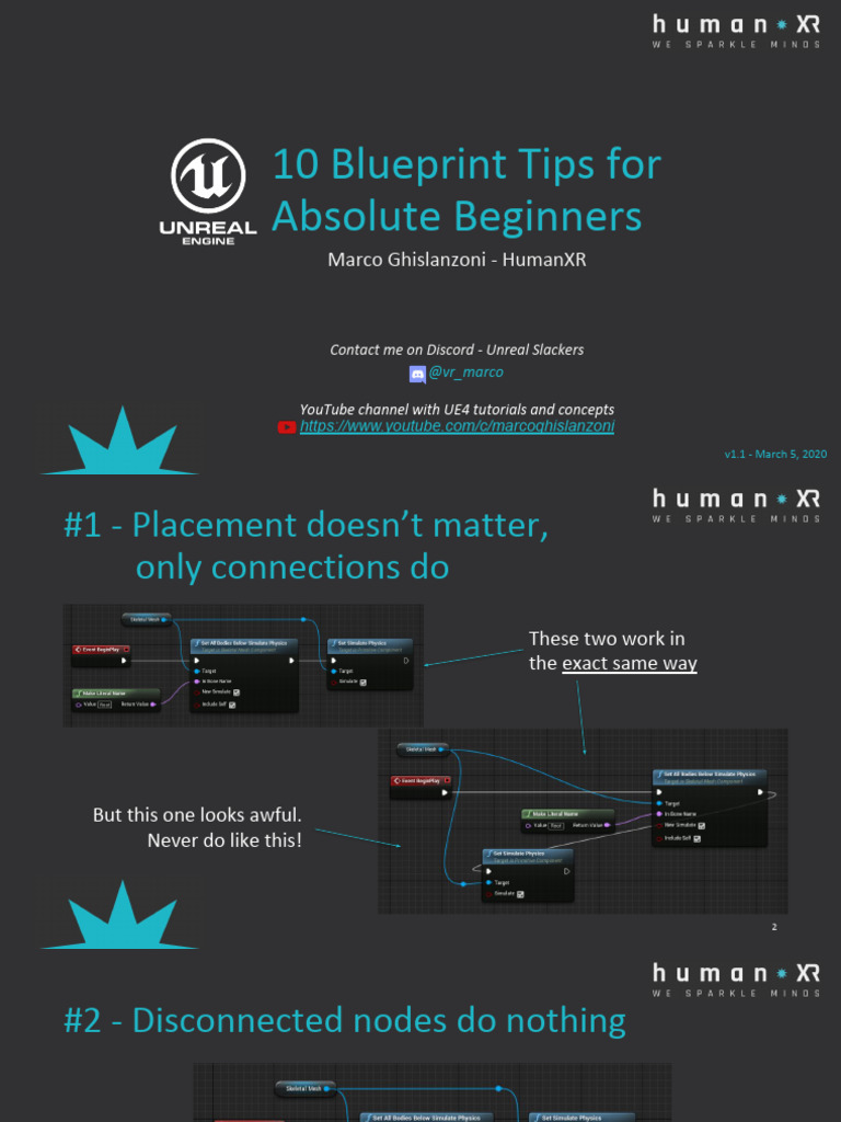 10_Blueprint_Tips_for_Absolute_Beginners_-_Unreal_Engine_4-1 | PDF ...