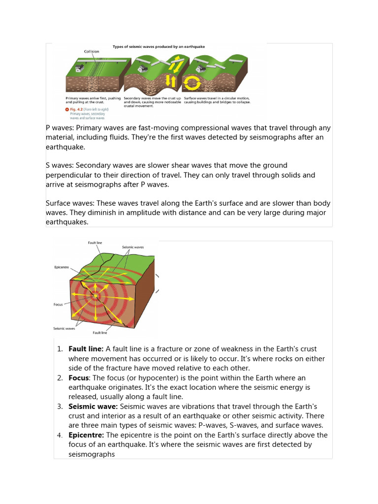 Earthquake Notes LC Geo | PDF | Earthquakes | Plate Tectonics