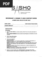 SASMO 2025 Math Olympiad Details | PDF | Mathematics