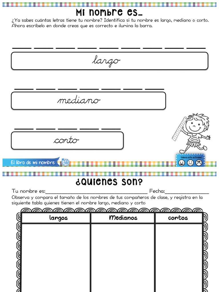 Actividades Creativas con Nombres | PDF