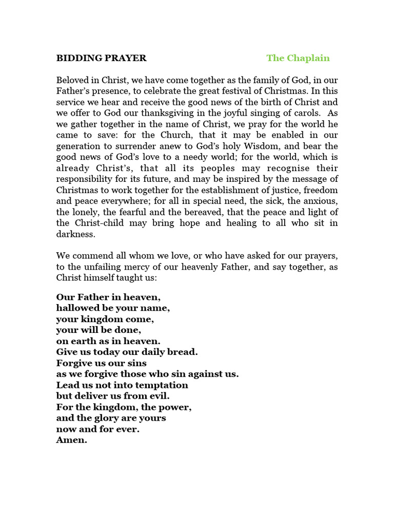 STP Christmas Carol Service 2022 Readings | PDF | Mary, Mother Of Jesus ...