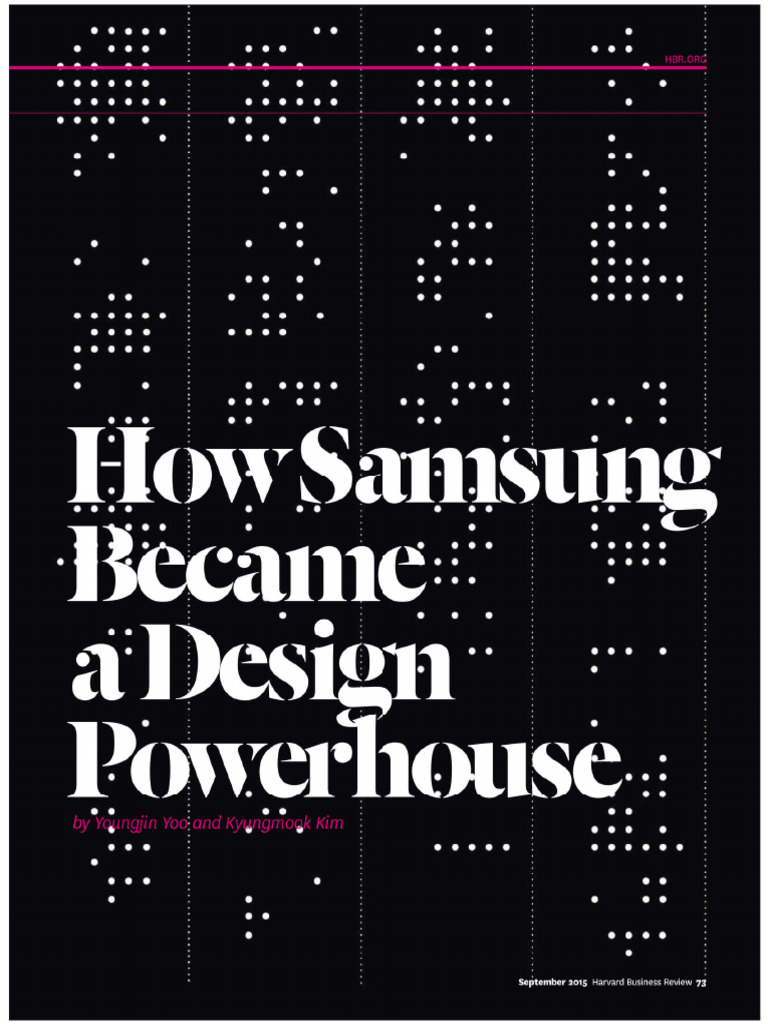 How Samsung Became A Design Powerhouse | PDF