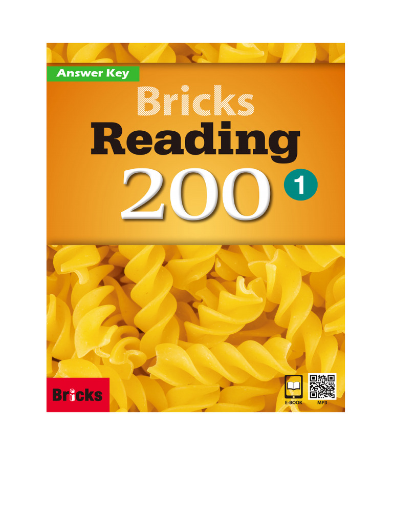 Bricks Reading 200 L1 SB Answer Key Eng | PDF | Cloud