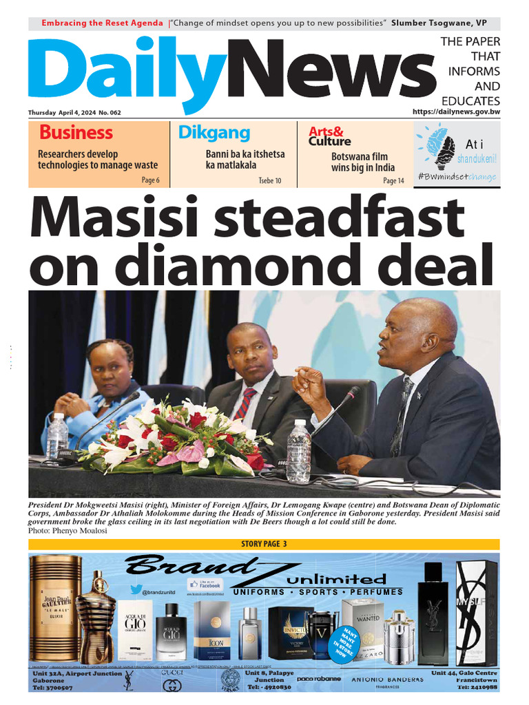 Botswana Daily News: April 4, 2024 | PDF | Botswana