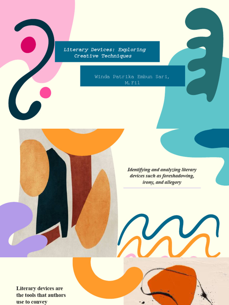 Literary Devices Exploring Creative Techniques | PDF | General Fiction