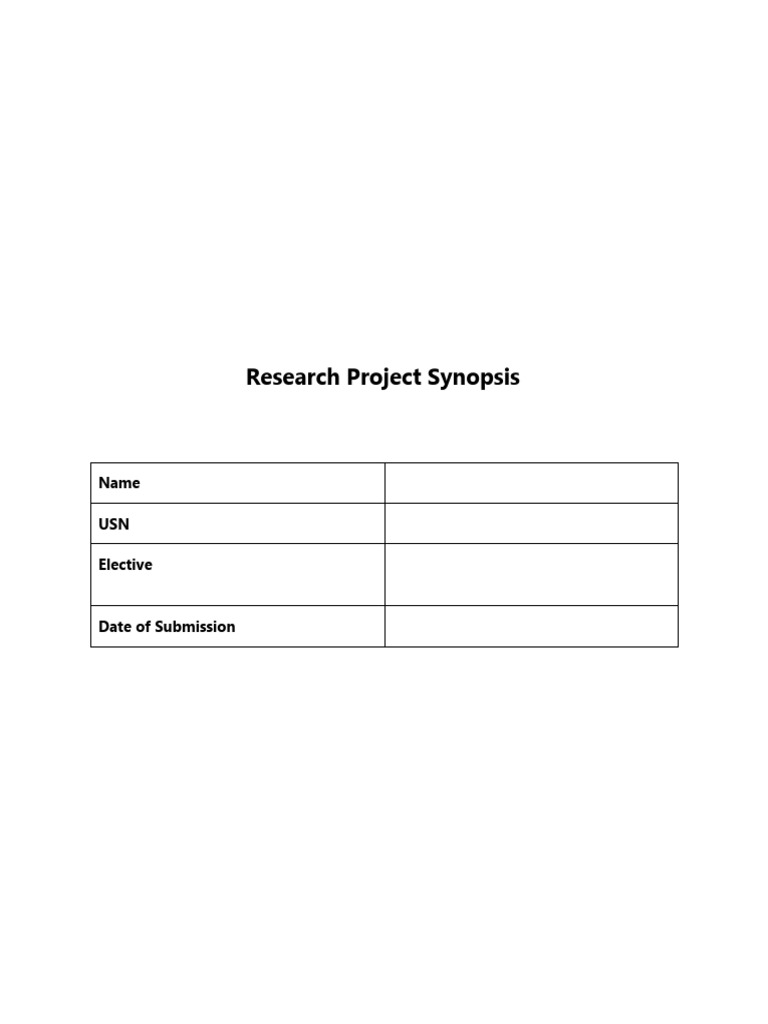 MCom-Project_Synopsis-Sample | PDF | Governance | Corporate Social ...