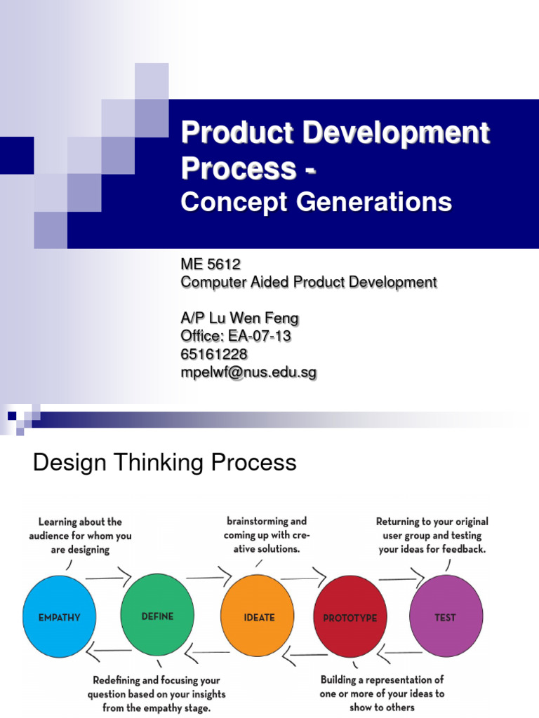 Lecture 4 - Product Development-Concept Generation | Download Free PDF ...