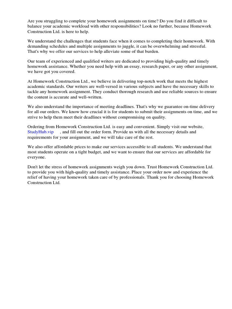 Homework Construction LTD | PDF | Renovation