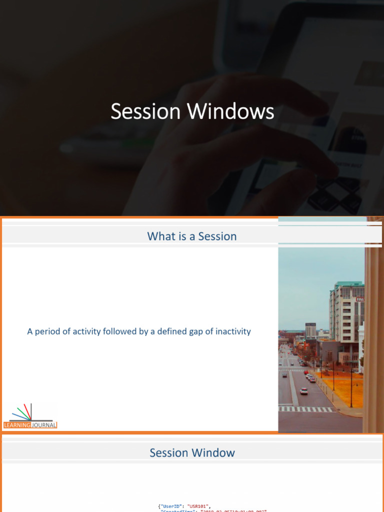 63 Creating+your+first+Session+Window+-+Slides | PDF