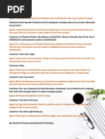 Sample Mock Call Script | PDF | Health Care | Medicine