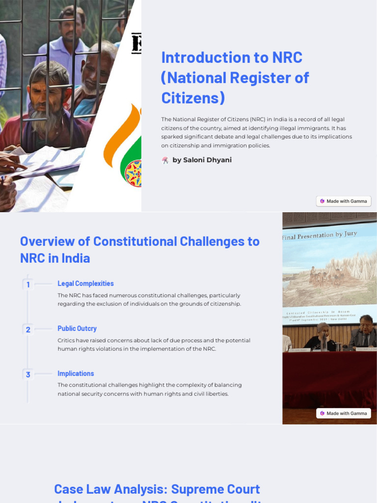 Understanding NRC: Legal and Human Rights Issues | PDF | National ...