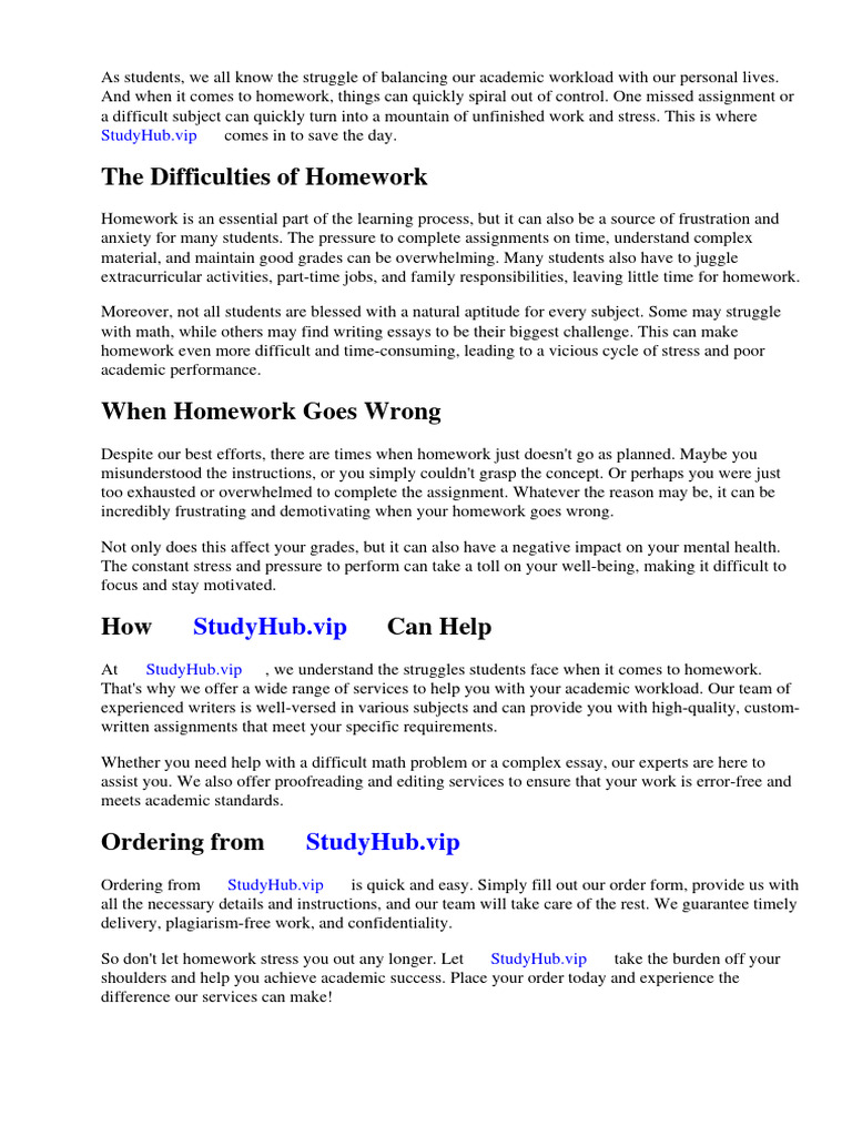 Homework Gone Wrong | Download Free PDF | Plagiarism | Homework