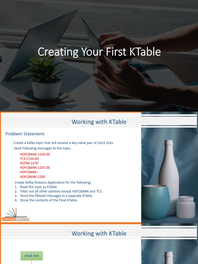 48.creating Your First Update Stream - KTable - Slides | PDF 48.creating Your First Update Stream - KTable - Slides | PDF
