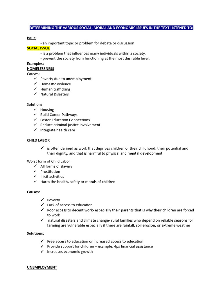 English-8 Q3 Module-3 Handout | PDF | Poverty | Poverty & Homelessness