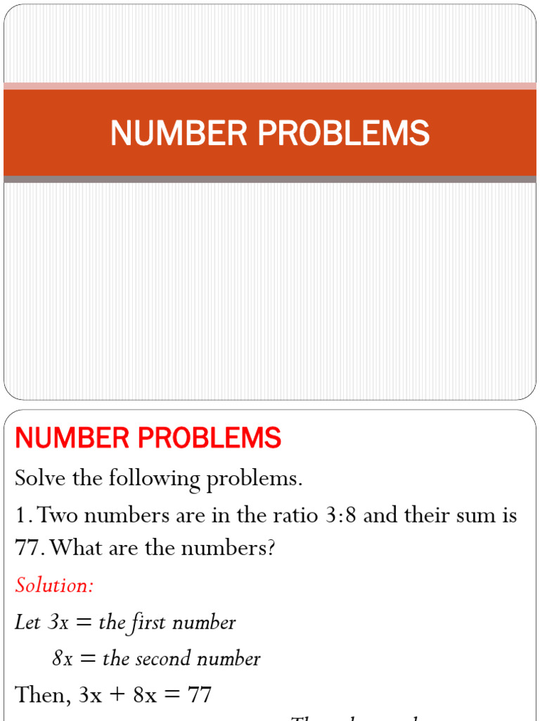 Q2 Number Age and Work Problems | PDF | Elementary Mathematics | Discrete Mathematics